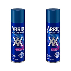 Arrid Deodorant 6 Ounce Aerosol XX Morning Clean (177ml) (2 Pack)