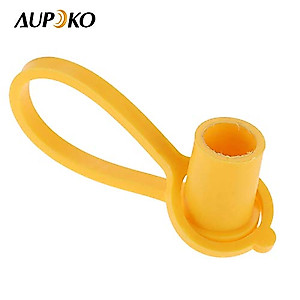 Aupoko 3 Pack Propane Natural LP Gas Dust Cap Plug Cover, 1/4'' Gas Quick Disconnect Connect Rubber Dust Cap and Plug