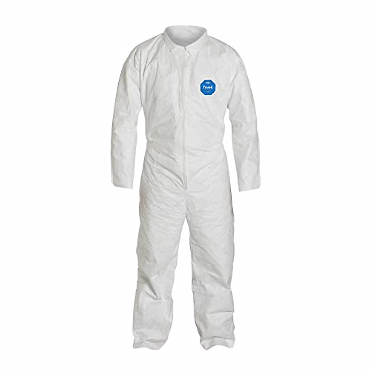 DuPont Tyvek Disposable Coveralls with Zipper Front, 25 Coveralls, White, Size XL, TY120SWH