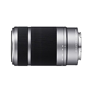 Sony SEL55210 E 55-210mm F4.5-6.3 OSS E-mount Wide Zoom Lens - Silver (Renewed)