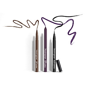 Neutrogena Intense Gel Eyeliner with Antioxidant Vitamin E, Smudge- & Water-Resistant Eyeliner Makeup for Precision Application, Dark Brown, 0.004 oz