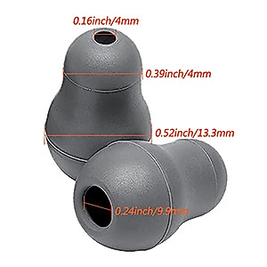 Replacement Accessories Kit Fits Classic 3 Cardiology 3 & Cardiology 4 Stethoscope for Littman Stethoscope Replacement Parts & Stethoscope Bell Cover Diaphragm and Eartips Earbud Replacement Parts. (grey)