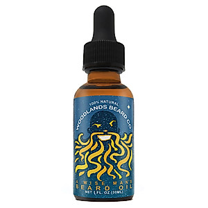 A Wise Man's Beard Oil Traditionally Scented For The Christmas Holiday With Frankincense and Myrrh from Woodlands Beard Co.
