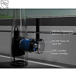 Ousun 25mm Faucet Cartridge Replacement, CUPC Certified, Single Handle Faucet Valve for Kohler GP1093674 25mm Cartridge Sub Assembly, N25DW, N25D