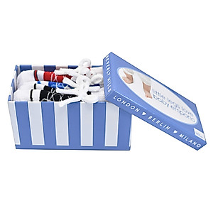 Baby Boy Socks with Sneaker Shoe Look-Non-slip Gripper Soles-3 or 6 Pairs-Cotton-Gift Packaged-Baby Shower-Faux Shoelaces