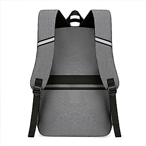 DAILY&DIARY Lunch Backpack, Insulated Cooler Backpack with Lunch Compartment for Men Women Water Resistant Lunch Bag 15.6 Inch Laptop Backpack Durable for Work, School, Camping, Picnics, Grey