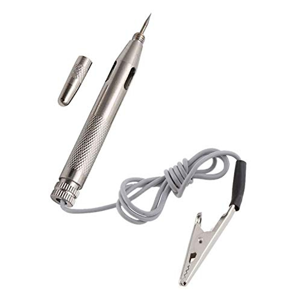 Car Circuit Tester,Automotive Voltage Test Electrical Volt Continuity Tester Auto Safe Continuity Circuit Tester, ,6V 12V 24V DC Copper Long Probe Electrical with 62cm Cable, for 6-24V DC Circuits