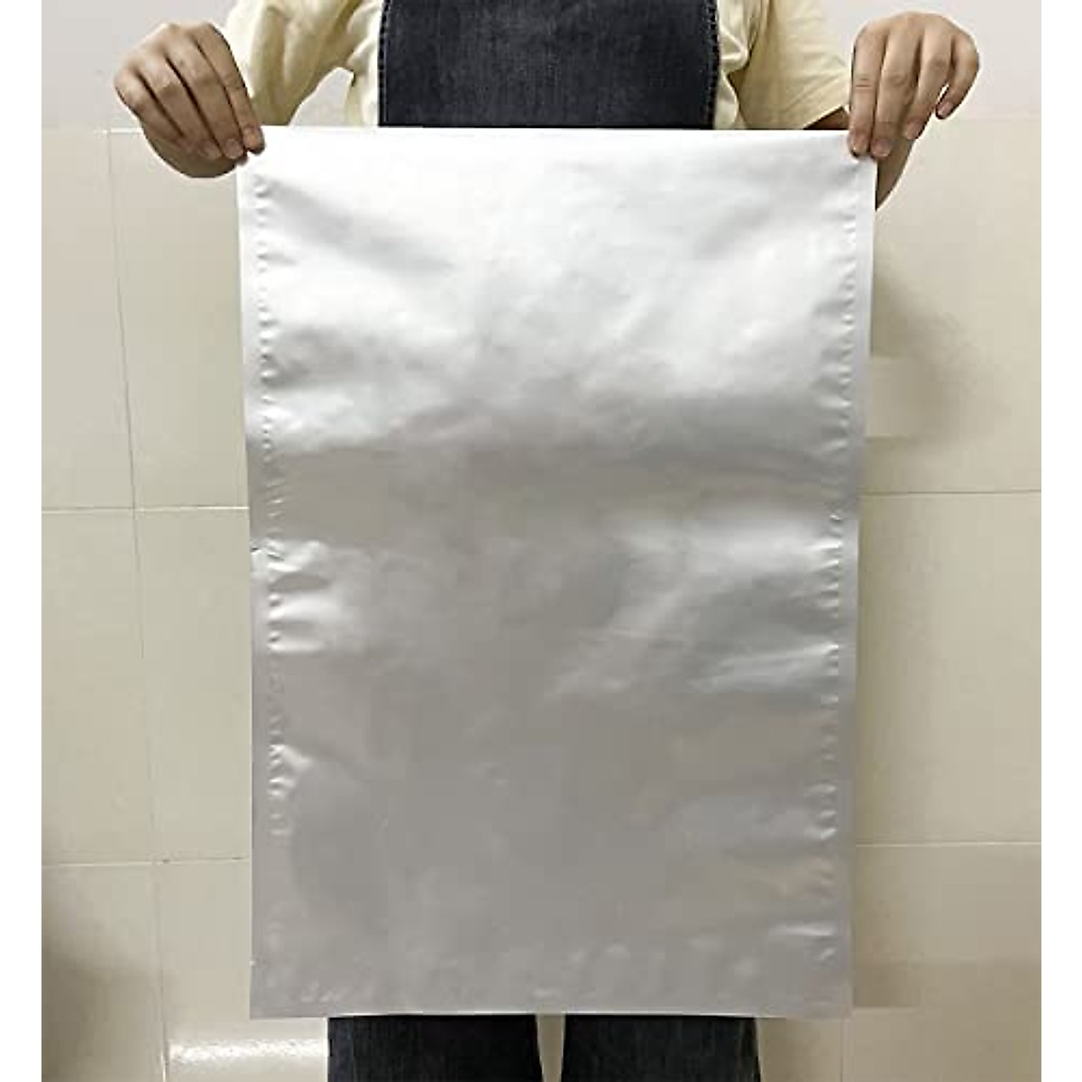 20 Pieces 5 Gallon Mylar Bags 18 x 24 Inch, 5 Mil Mylar Bags for Food Storage, Heavy Extra Large Mylar Bags for Rice, Flour, Beans, Heat Sealable Mylar Bags 5 Gallon