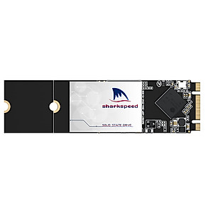128GB Internal SSD M.2 2280 NGFF SHARKSPEED Plus 3D NAND SATA III 6 Gb/s,Internal Solid State Drive for Notebooks Desktop PC (M.2 2280 128GB)