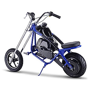 MotoTec 49cc Gas Mini Chopper Blue
