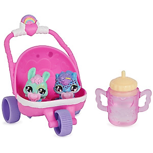 Hatchimals Alive, Hatch N’ Stroll Playset with Stroller Toy and 2 Mini Figures in Self-Hatching Eggs, Kids Toys for Girls and Boys Ages 3 and up