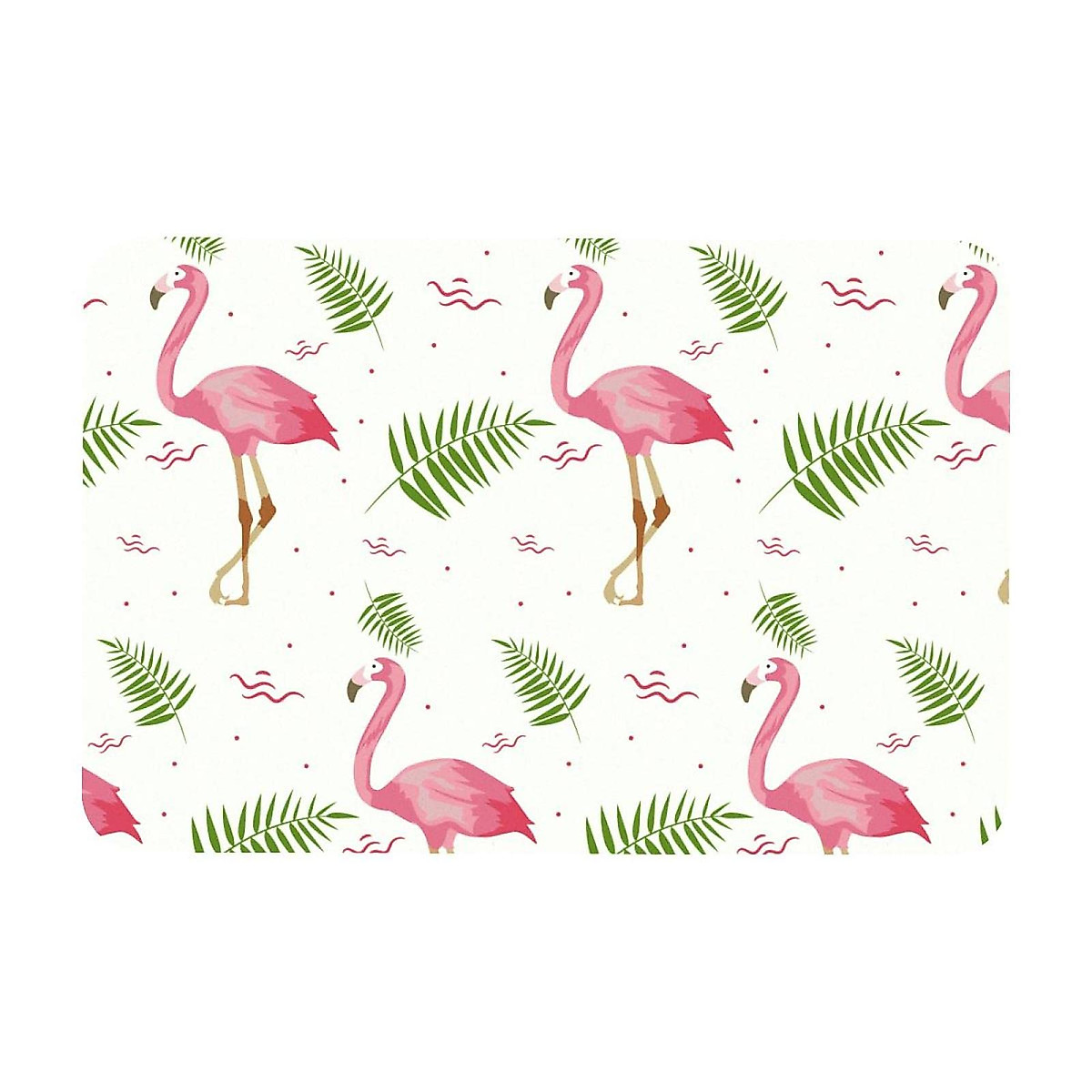 VBFOFBV Bathroom Rugs Absorbent Bath Mats for Bathroom Kitchen Bath Rugs Indoor Outdoor Area Rugs, Flamingo