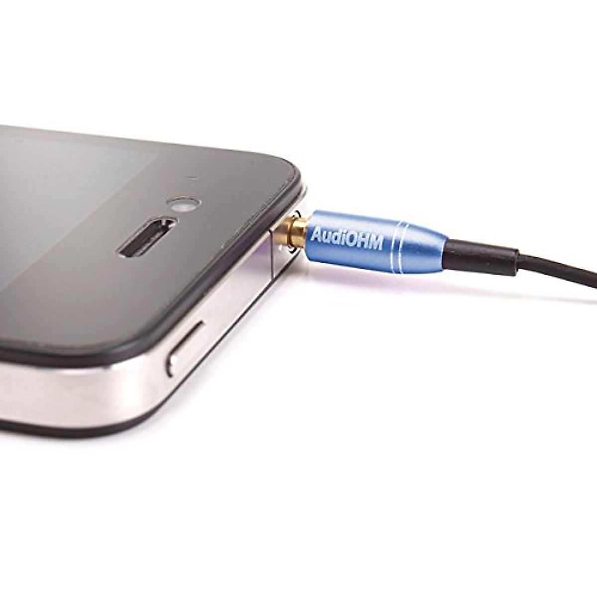 GOgroove AudiOHM HF Earbud Headphones with Mic, Deep Bass, & Comfortable Ear Gels (Blue) in-Ear Earphones Featuring Noise Isolating Design, Durable Alloy Driver Housing, Ergonomic Angled Fit