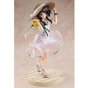 Kadokawa KonoSuba: Legend of Crimson: Megumin (Sunflower One-Piece Dress Version) PVC Figure, Multicolor