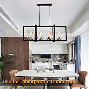 2 Pack Clear Glass Shade, Wine Cup Shaped Glass Lamp Shades, 5.51inch High, 4.72inch Diameter, 1.96inch Fitter, High Transmittance Lampshade Replacement for Pendant Lights Chandelier Vanity Lights