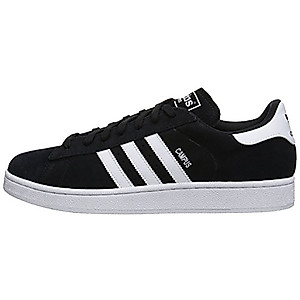 adidas Originals Men's Campus Fashion Sneaker,Black/White/Black,4.5 M US