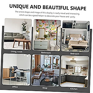 Amosfun 4 pcs Oil Supplies Bed Divination Wiccan Decorative Mount Room Decoration Phrase for Stone Crystals Stones Altar Phase Organizer Gems Wall Delicate Rustic Living Shelf Shelves