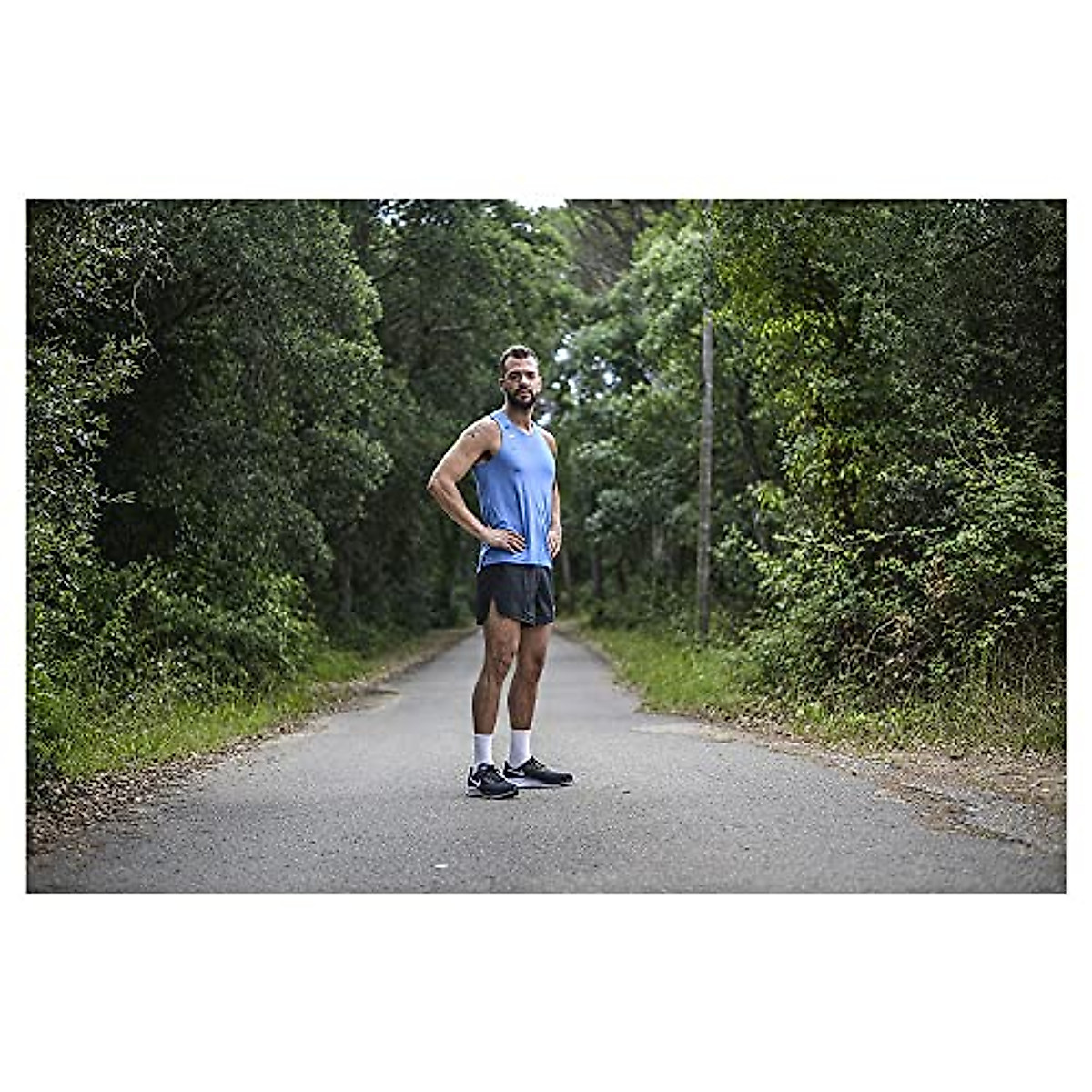 Nike Men's Running Shoe, Black White, 10