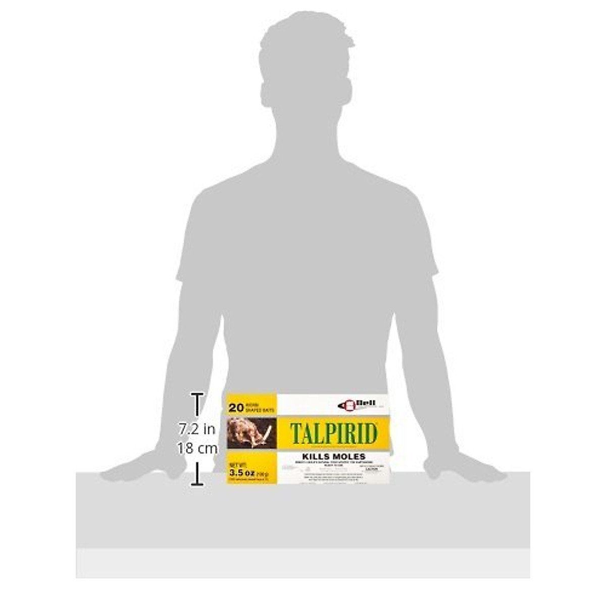 Bell Laboratories Talpirid 7150 Mole Bait Worms, 20 Count