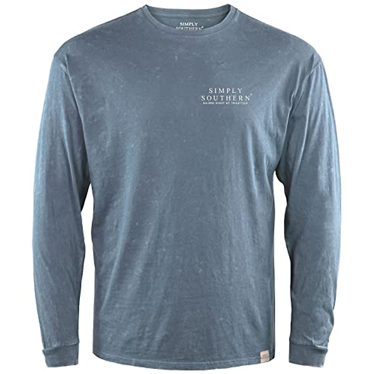 Simply Southern Life is Better with Dogs Long Sleeve Dog T Shirt Bluestone