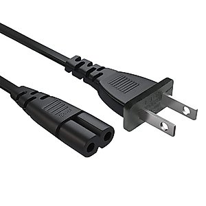 TONIWA AC Power Cord Compatible with Sony PS5 / PS4 / PS3, Xbox One S/X, Xbox Series X/S Game Console, Roku Smart LED LCD HD TV