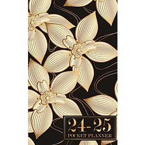 2024-2025 Pocket Planner: 2 Year Personalized Monthly Organizer- Calendar 2024-2025 For Purse ... with Federal Holidays