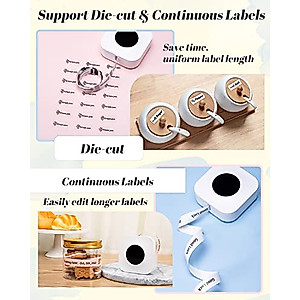 Phomemo Mini Label Maker Q30S Bluetooth Small Label Maker Machine, Handheld Label Maker Wireless Thermal Labeler Printer, for Home Office Organization, Green