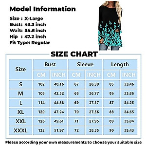 Generic Women Pullover Long Sleeve To Wear with Leggings Womens Long Sleeve Tops Long Sleeve Workout Tops for Women Long Sleeve Tee Shirts for Women Tops Casual Blouse Loose Sweatshirts Printed Shirts