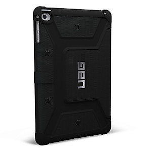 UAG Folio iPad Mini 4 Retina Feather Light Composite [Black] Military Drop Tested iPad Case