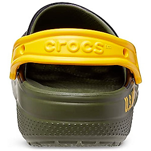 Crocs Unisex Classic United States Military Clogs, Army, 12 Women/10 Men