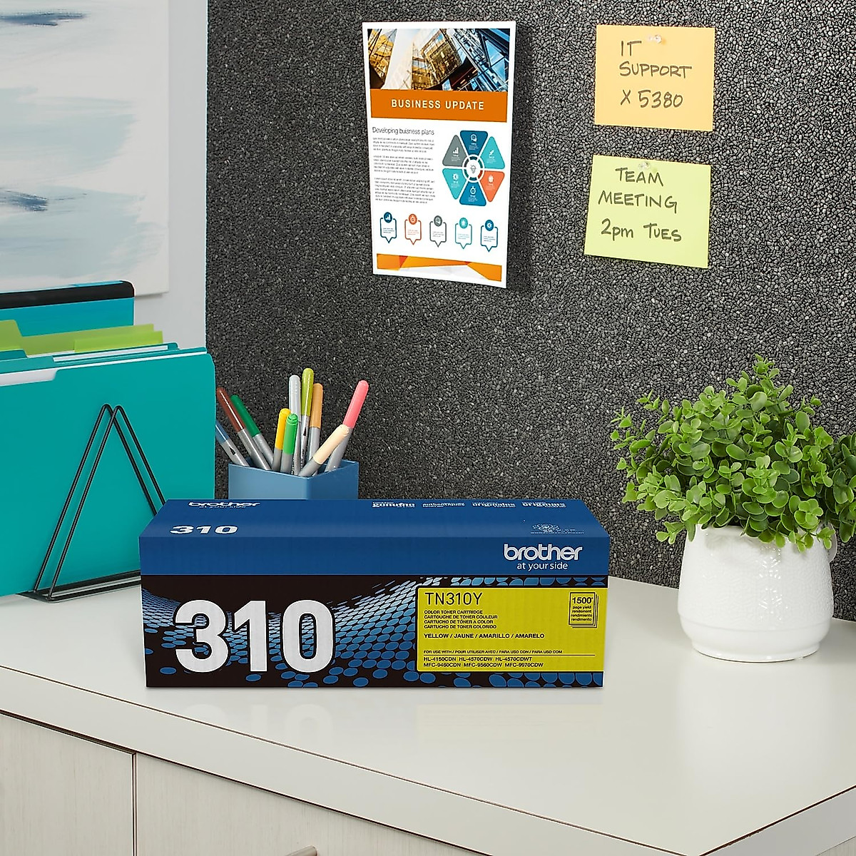 Brother Genuine TN310Y Color Laser Yellow Toner Cartridge