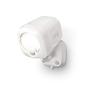 Ring Smart Lighting – Spotlight, Battery-Powered, Outdoor Motion-Sensor Security Light, White (Bridge required)