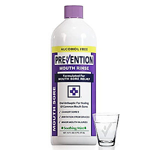 Prevention Mouth Sore Mouthwash | Alcohol Free | Canker Sore Treatment