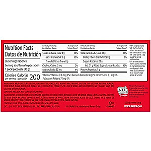 100 Grand Milk Chocolate Candy Bars, Full Size Bulk Individually Wrapped Ferrero Candy, Pack of 36