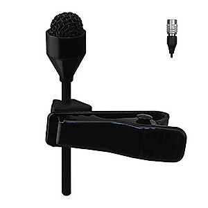 J K MIC-J 044 Lapel Microphone Lavalier Microphone Compatible with Audio Technica Bodypack Transmitter
