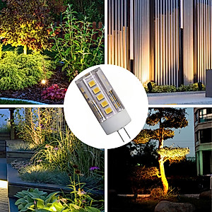 Lumina Lighting® G4 3W LED Bulb (10 Pack) 3W Bi-Pin LED Light Bulb Landscape Light Bulb, NonDimmable, Shatterproof, Dustproof - AC/DC 12 Volt 3000K Warm White, 270 Lumens | G4 3W LED