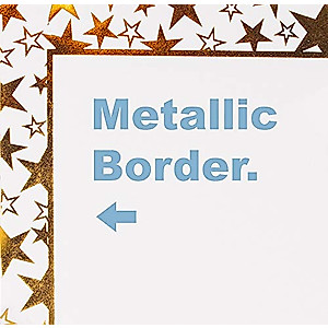 Great Papers! Twinkle Gold Foil Certificate, 8.5" x 11", 50 Count (2014025)