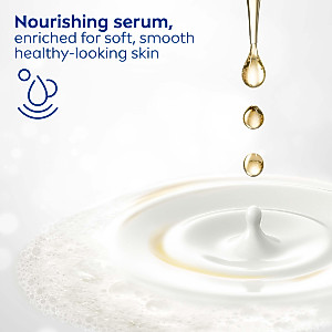 NIVEA Nourishing Botanical Blossom Body Wash for Dry Skin, 20 Fl Oz