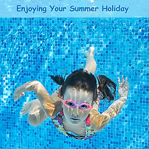 EWPJDK Kids Swim Goggles - 2 Pack Swimming Goggles Anti Fog Anti-UV No Leaking For Children Teens Boys & Girls Age 3-15 (Purple & Blue)