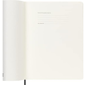 Moleskine 2023 Monthly Planner, 18M, Extra Large, Black, Soft Cover (7.5 x 10)