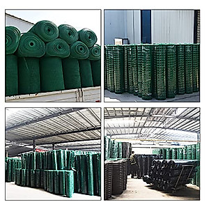 MZEER Wire Mesh Fence, 6cm Mesh Size 2.3Mm / 2.5Mm / 3.0Mm, Fixed with Ties, for Poultry, Small Animals, Bird Protection, Yard Fencing, Etc (Color : 1.2mx30m, Size : 2.3m)