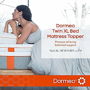 Dormeo Twin XL Mattress Bed Toppers and Twin XL Premium Mattress Protector - Waterproof Mattress Protector with Cooling Technology