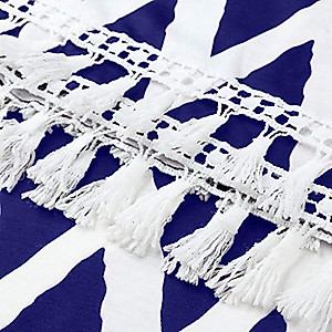 KYLEON Dress for Women Summer Casual Bohemian Off Shoulder Beach Dresses Tassel Swing Mini Short Sundress