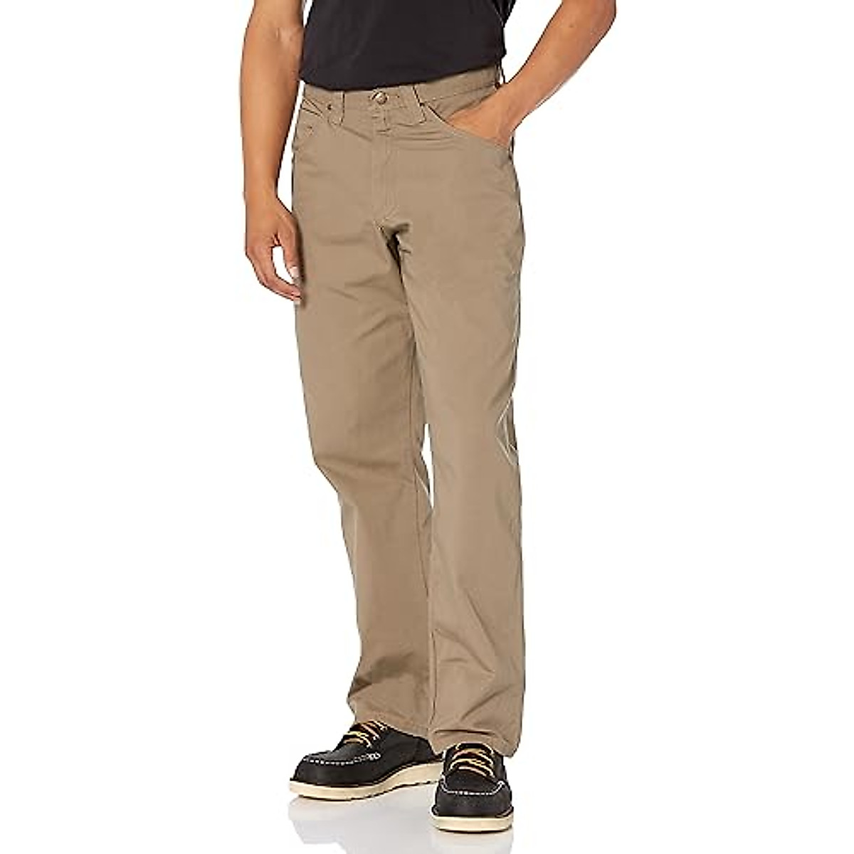 Wrangler Riggs Workwear mens Ripstop Carpenter jeans, Bark, 34W x 30L US