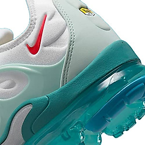 Nike mens Air Vapormax Plus, White/Laser Blue/Washed Teal/S, 8.5