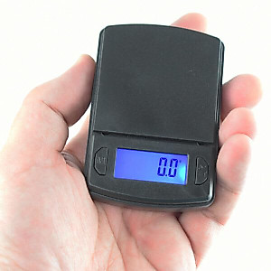 United Scientific™ UNEDSCL-100 Precision Pocket Scale, 100g, 0.01g Resolution, Designed for use with Jewelry, Food, The Laboratory, or Classroom, 1 Each