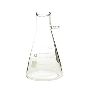 American Educational Clear Borosilicate Glass 1000mL Bomex Filtering Flask