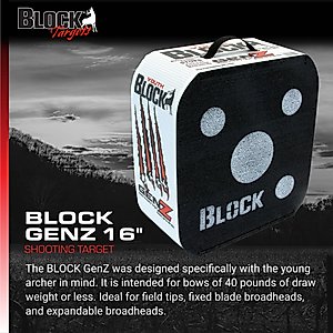 Field Logic Youth Block GenZ Open Target Multi-Color, 16 Inch