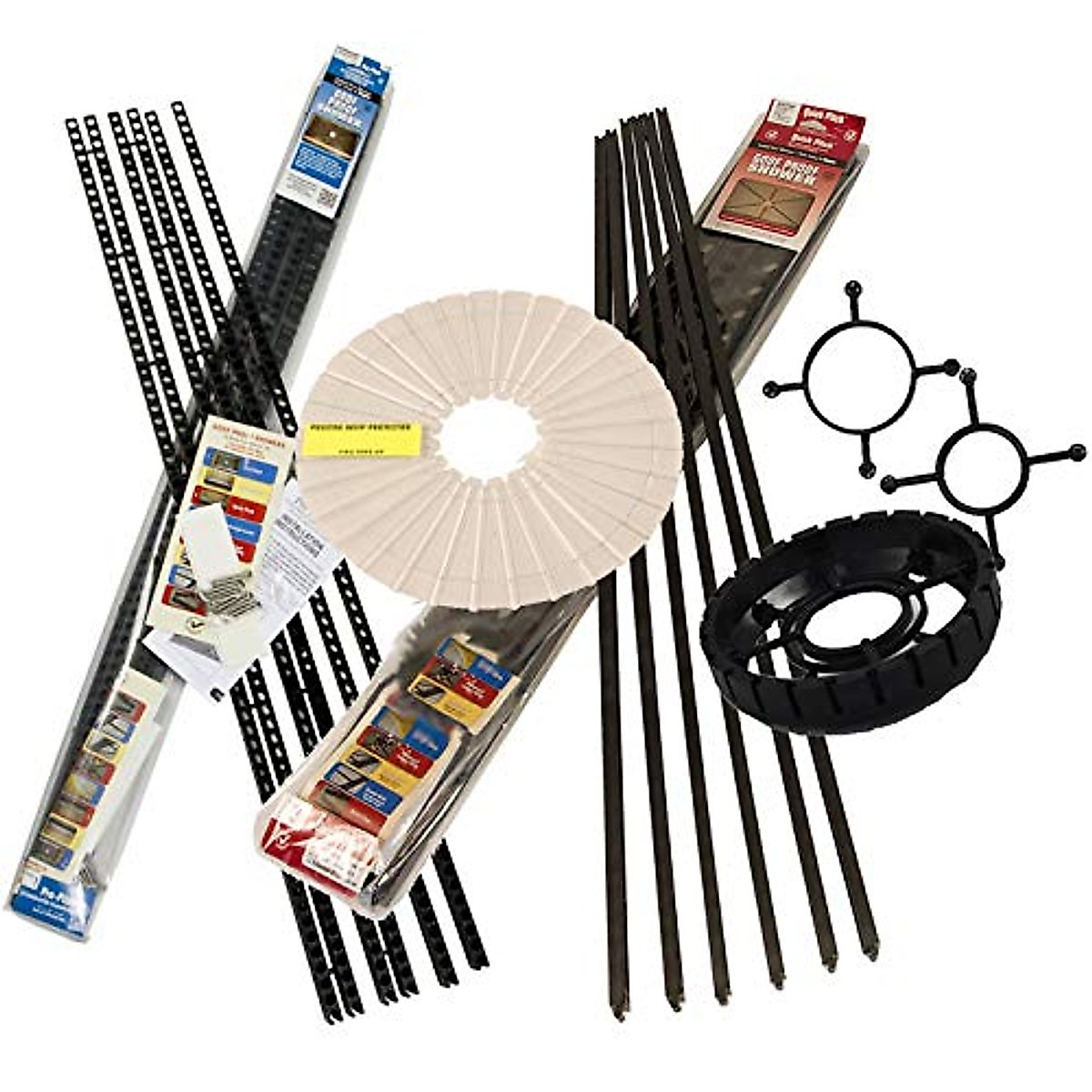 Quick Pitch and Pre Pitch Shower Slope System with Universal Center Drain Kit and Weep Hole Protector