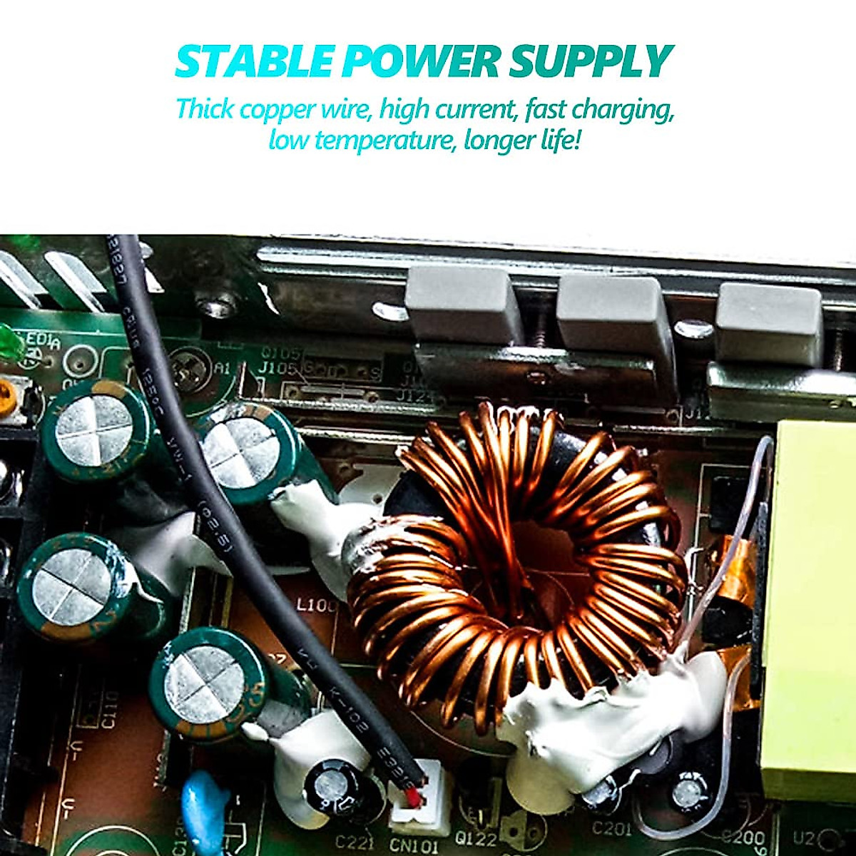 Bewinner USB Charging Port Hub, 80 Ports High Power Quick Charger USB Hub Charging Station,Built-in Supply MR,Built-in Intelligent Multiple Safety Protections,Perfect for Hotels,Factory,Schools(US)